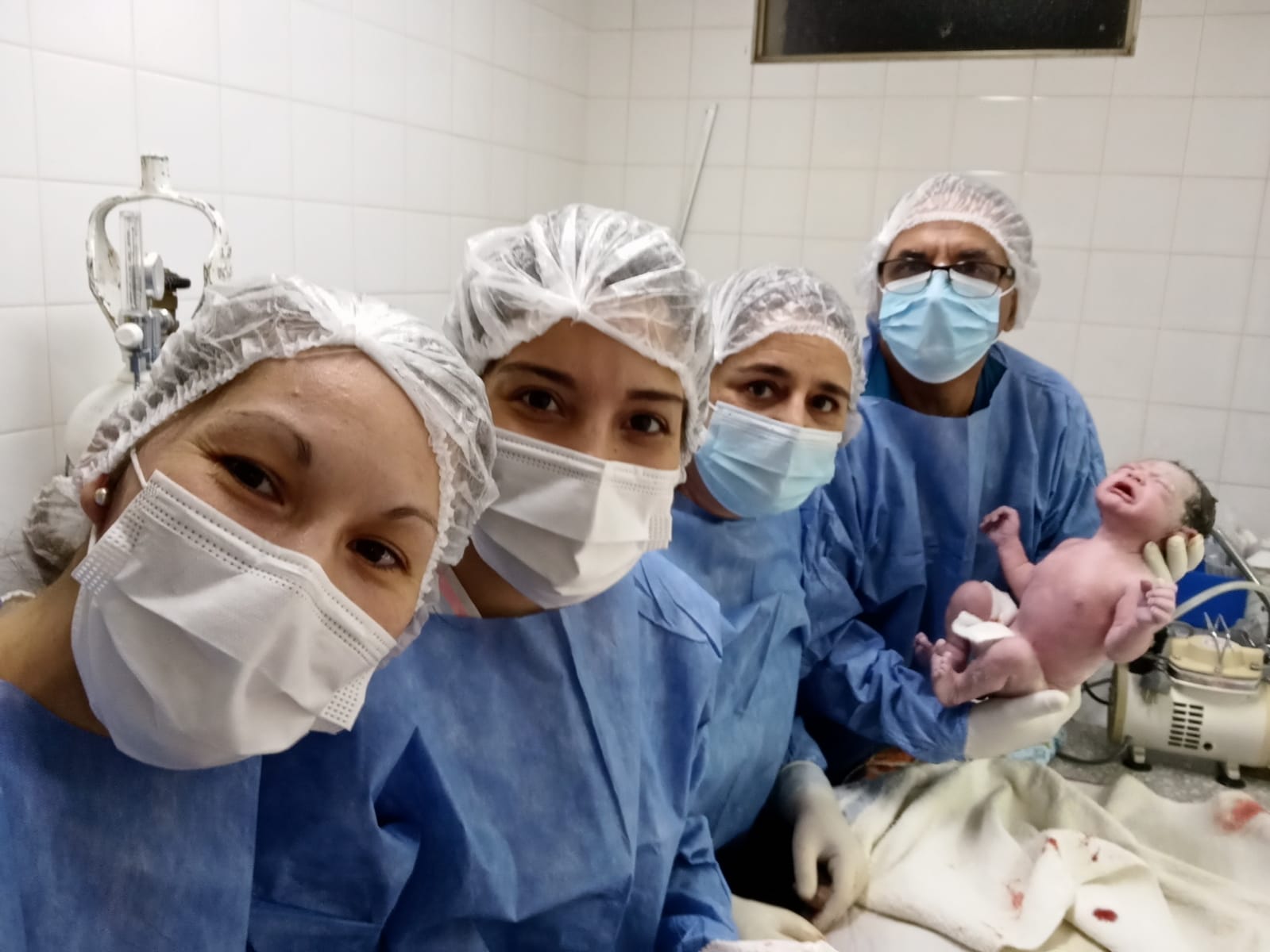 Ingeniero Luiggi: Un hermoso bebé nació en el Hospital Justo G Ferraris.